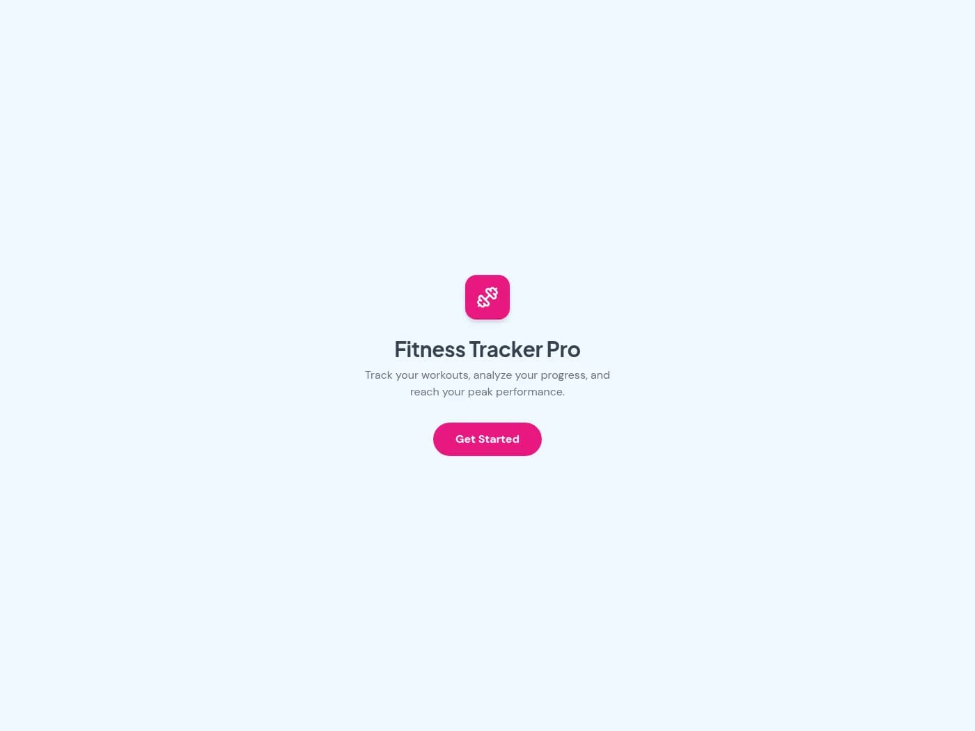 Fitness Tracker Pro