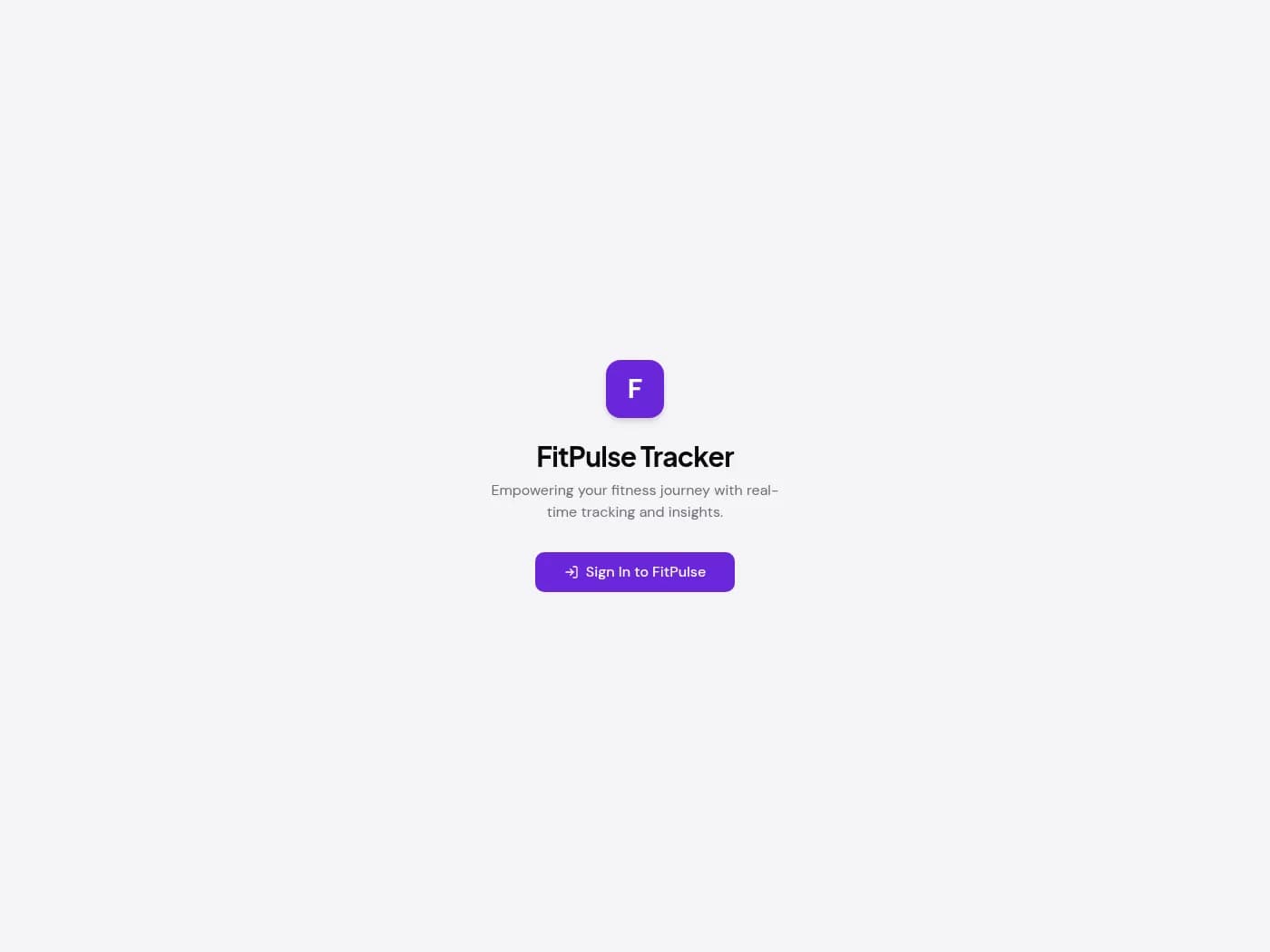 FitPulse Tracker