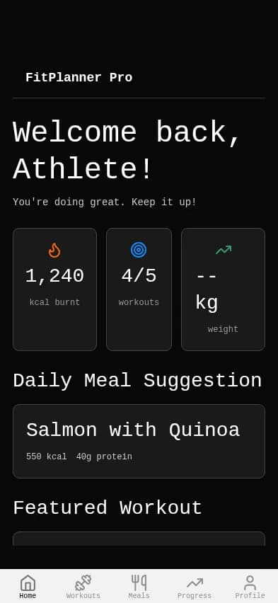FitPlanner Pro