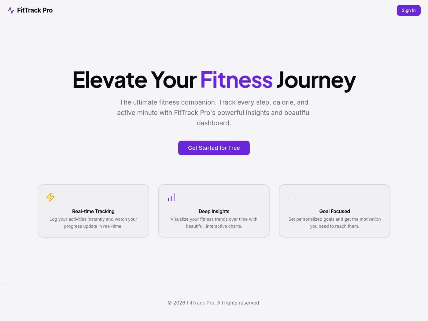 FitTrack Pro