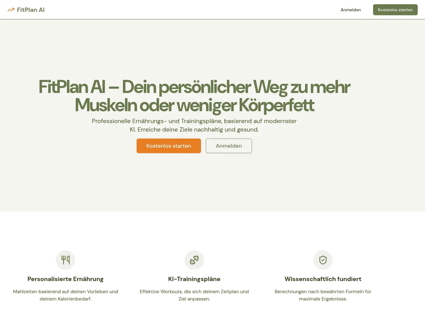 FitPlan AI Web-App