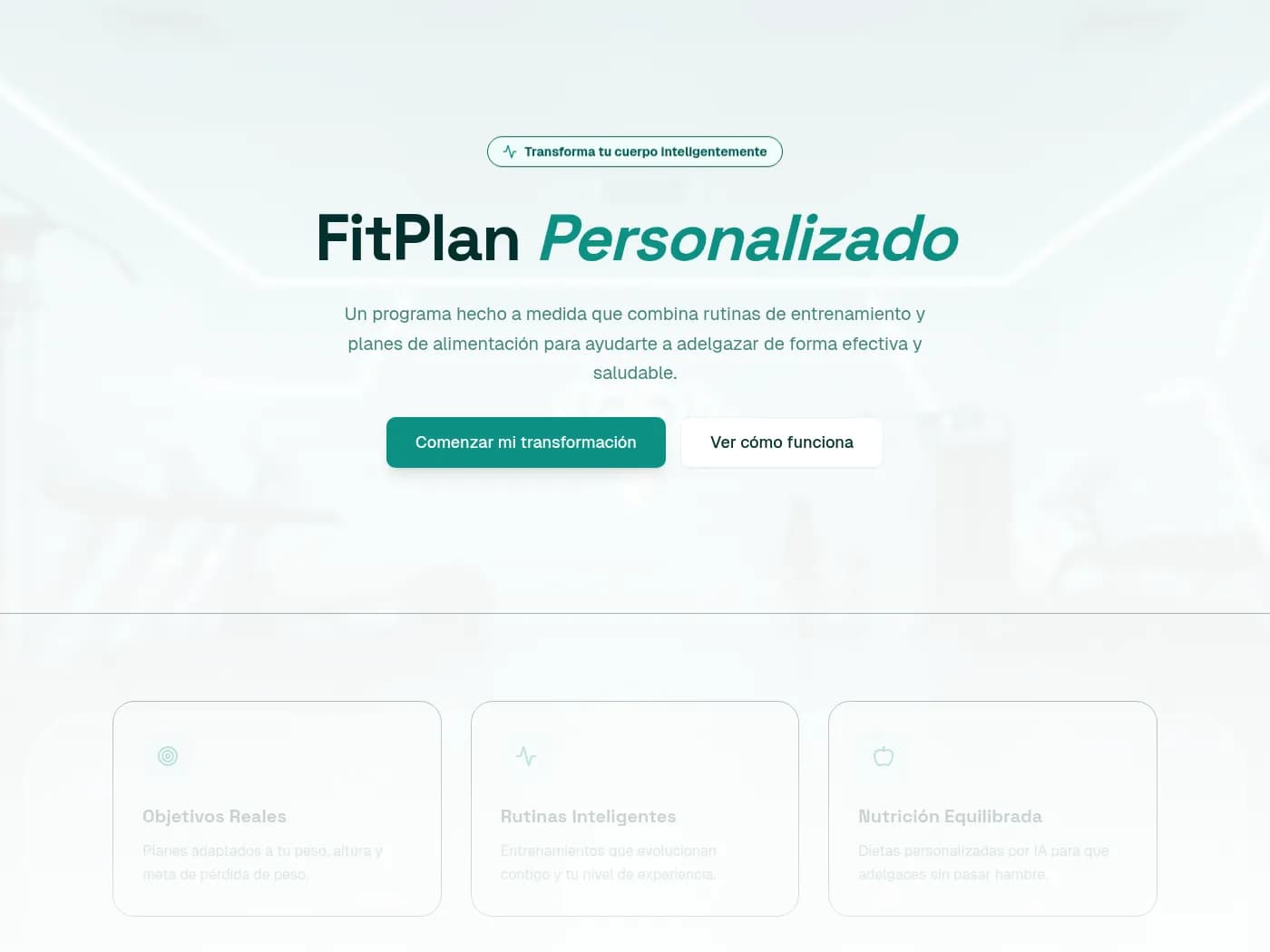 FitPlan Personalizado