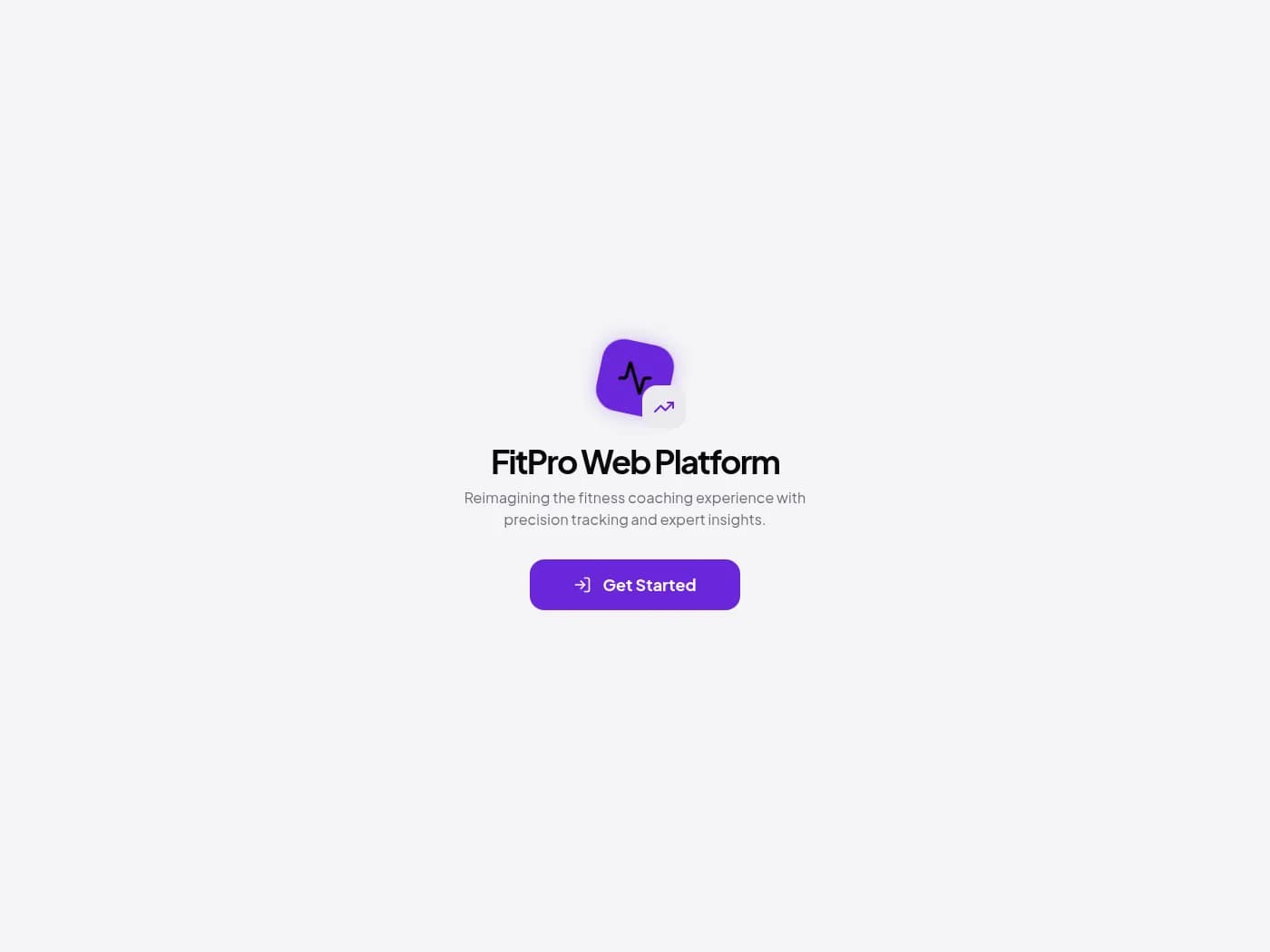 FitPro Web Platform