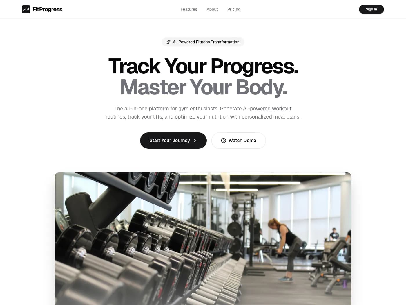 FitProgress Tracker
