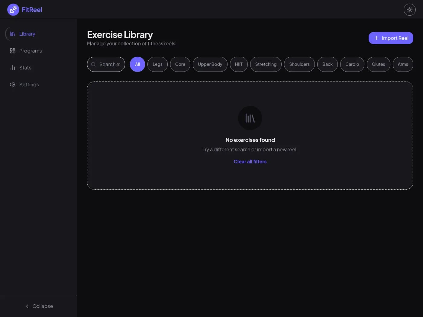 FitReel Fitness Builder