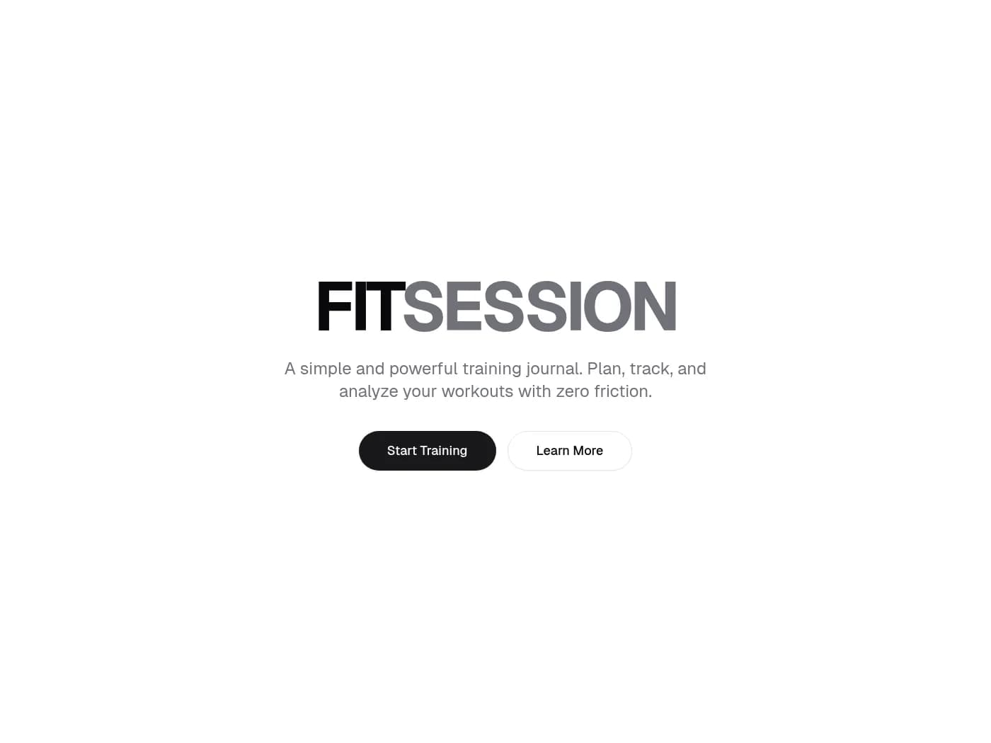 Fitsession Clone