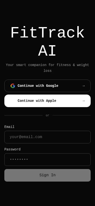 FitTrack AI