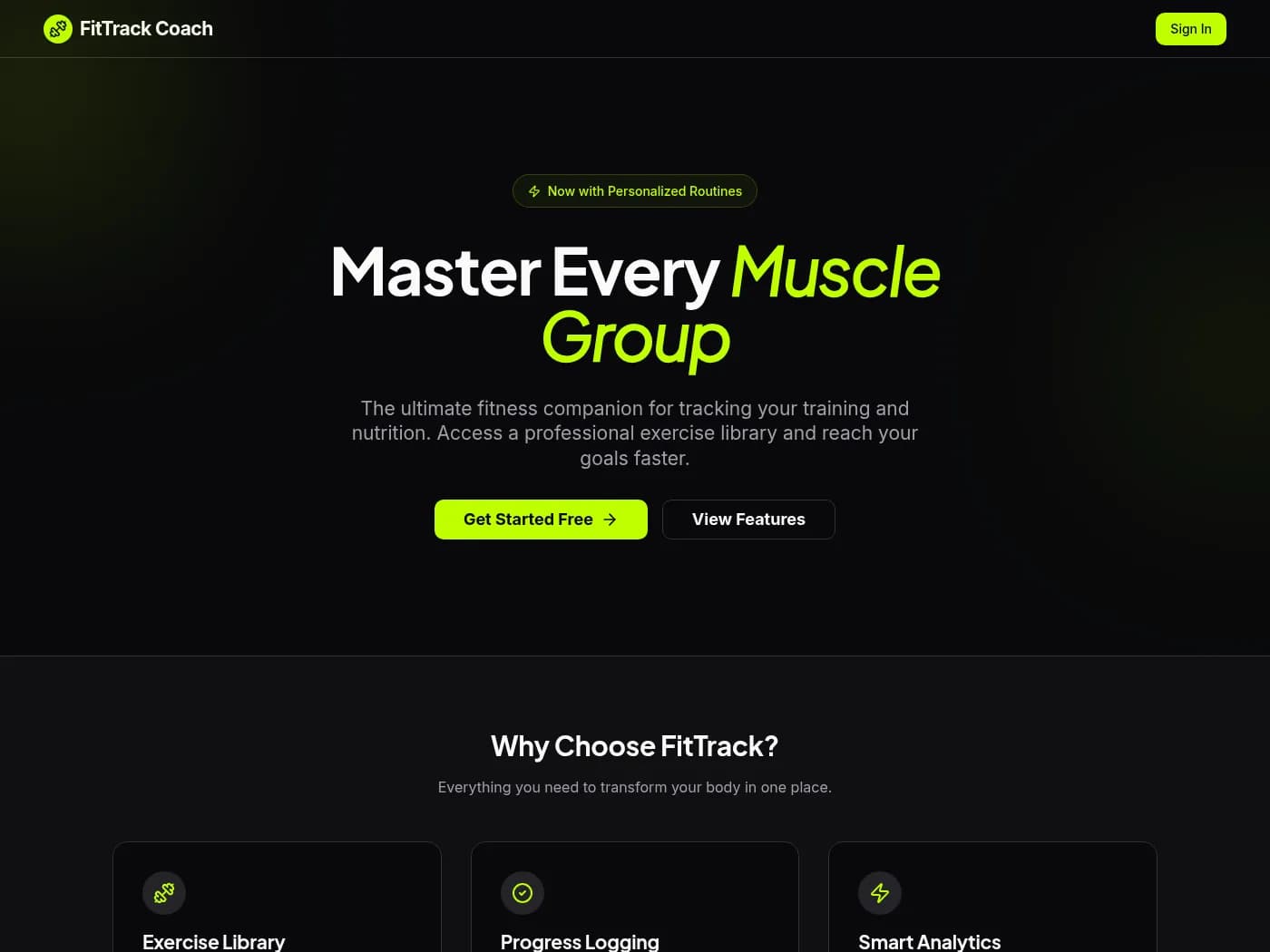 FitTrack Coach