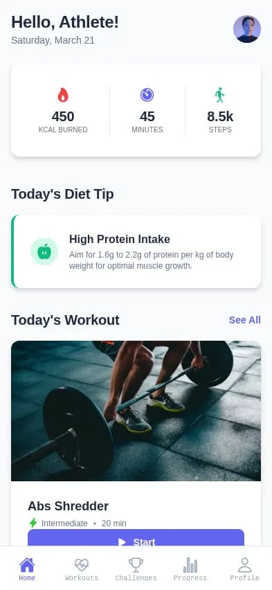FitTrack Fitness App