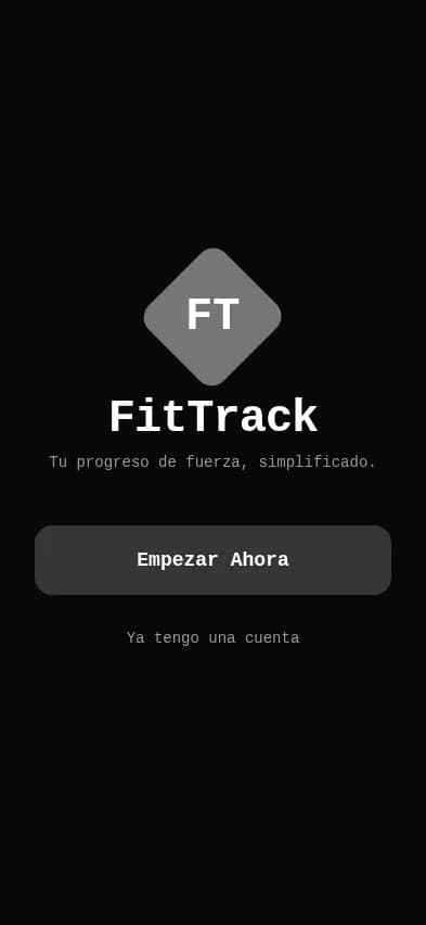 FitTrack Minimal Gym App