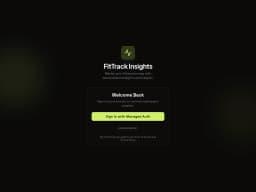 FitTrack Insights
