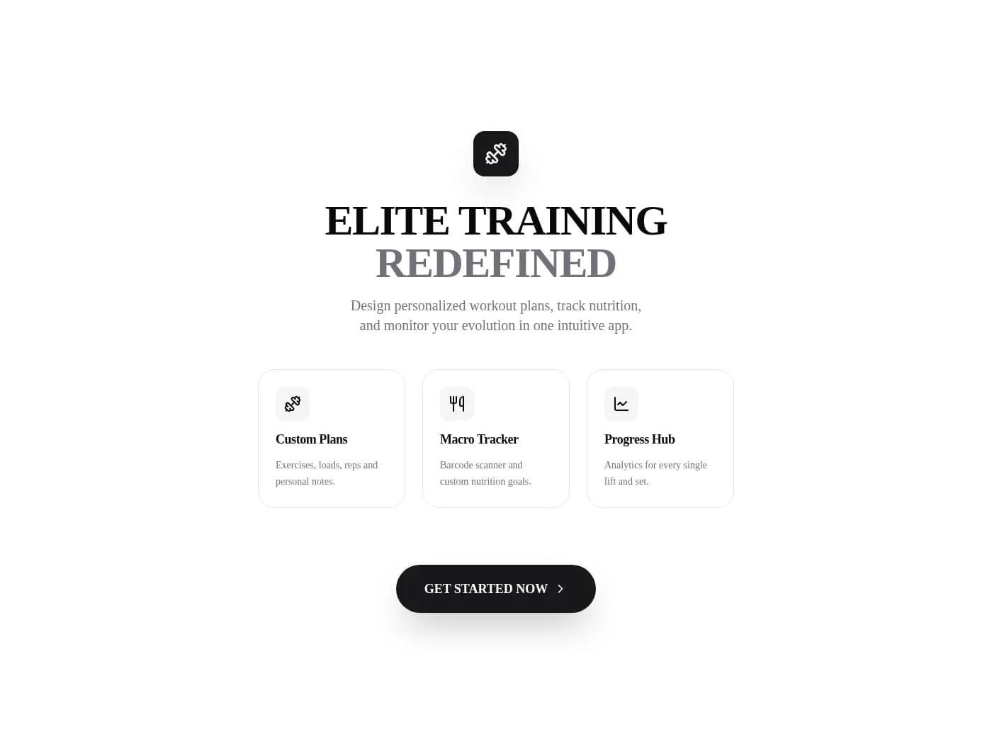 FitTrack Custom Trainer