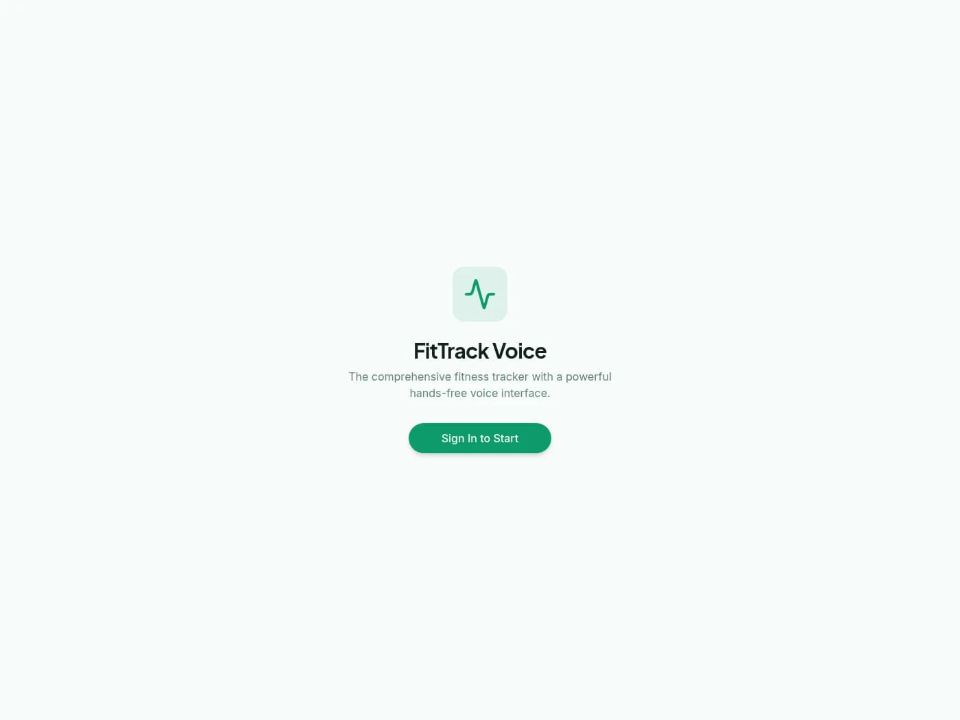 FitTrack Voice