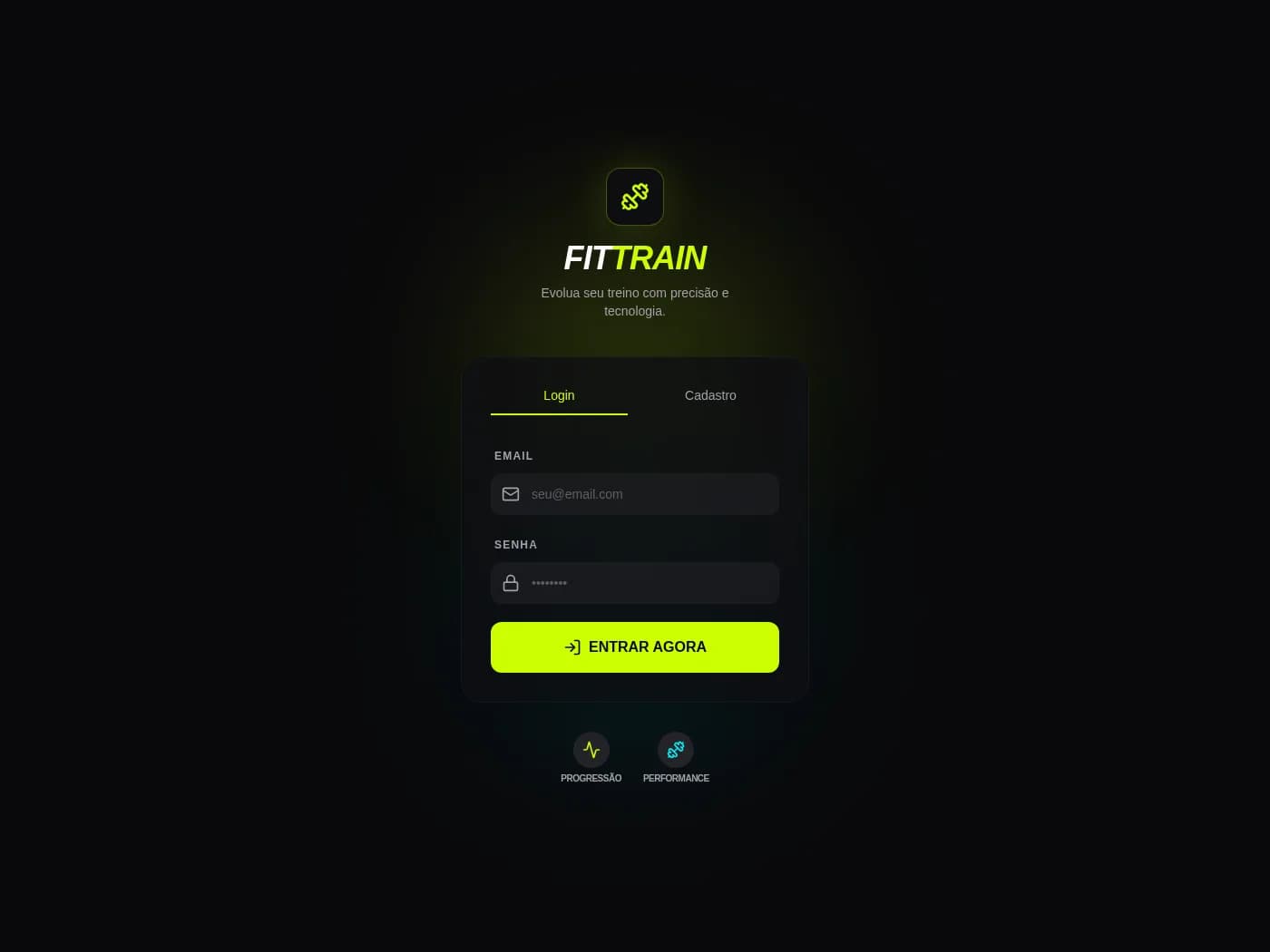 FitTrain Mobile Web App