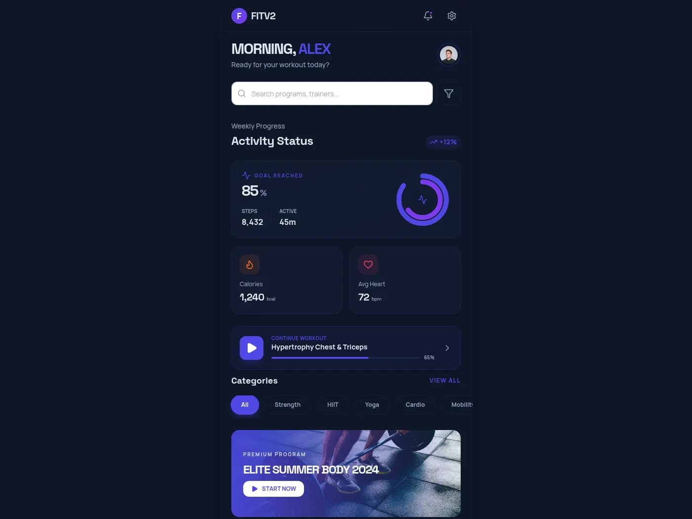 FitV2 Redesign System