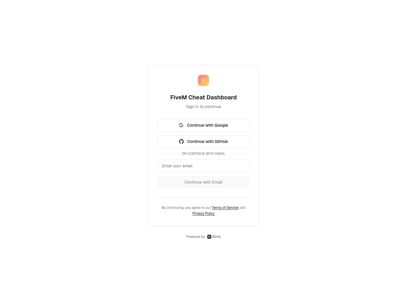 FiveM Cheat Dashboard
