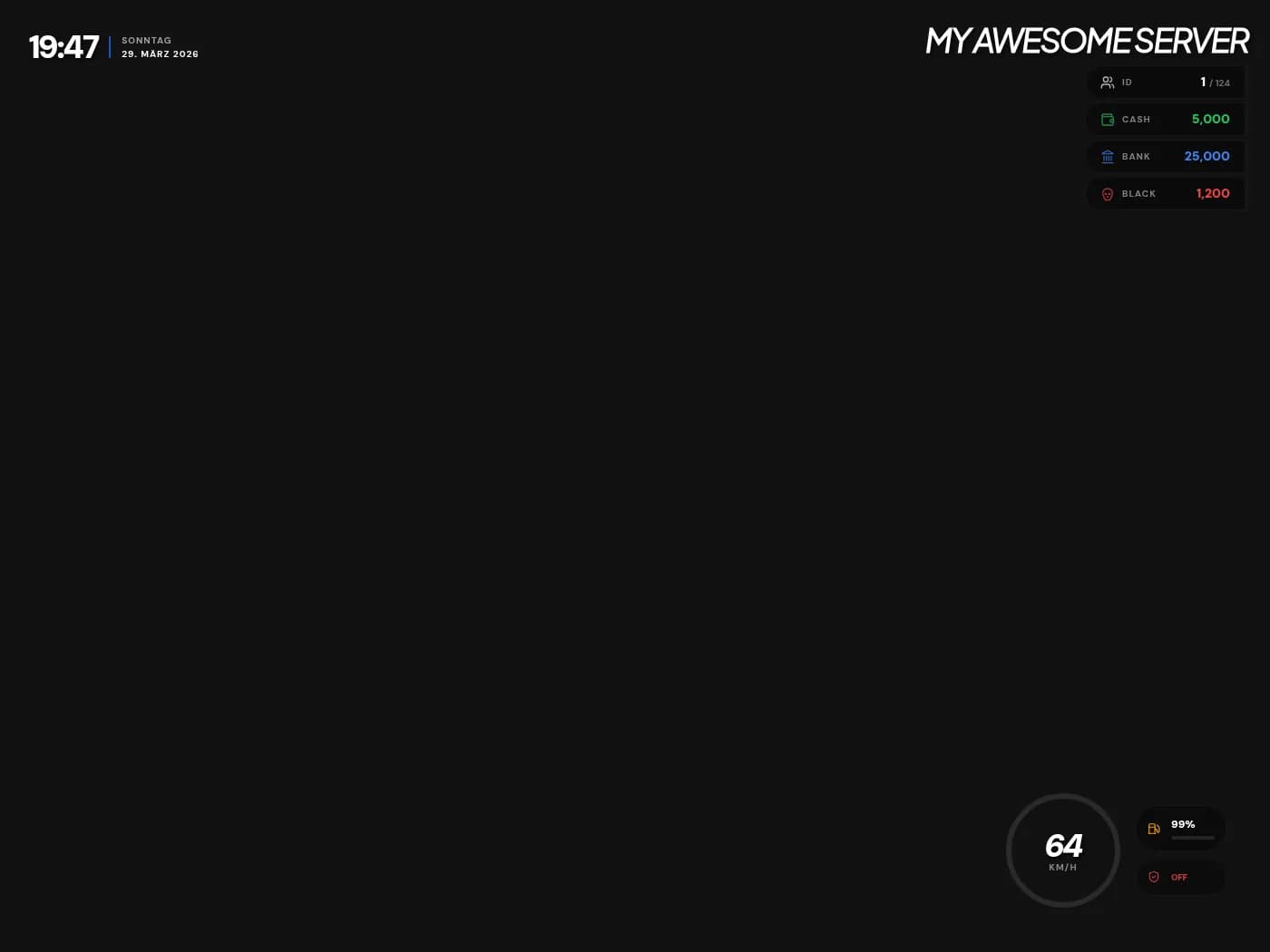 FiveM Clean HUD