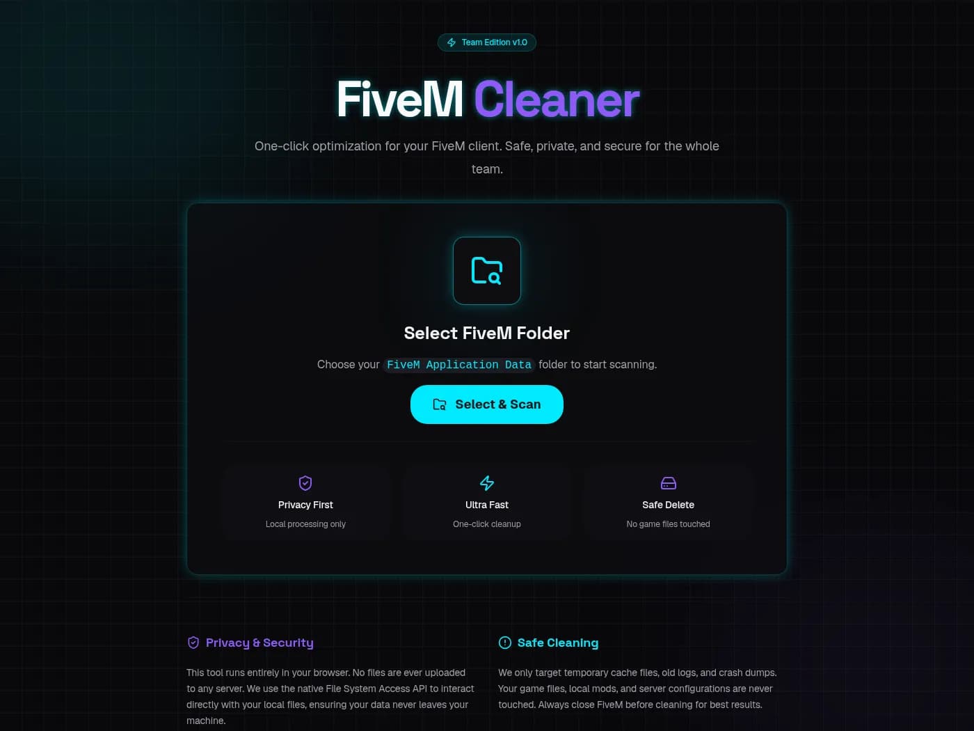 FiveM Cleaner OneClick