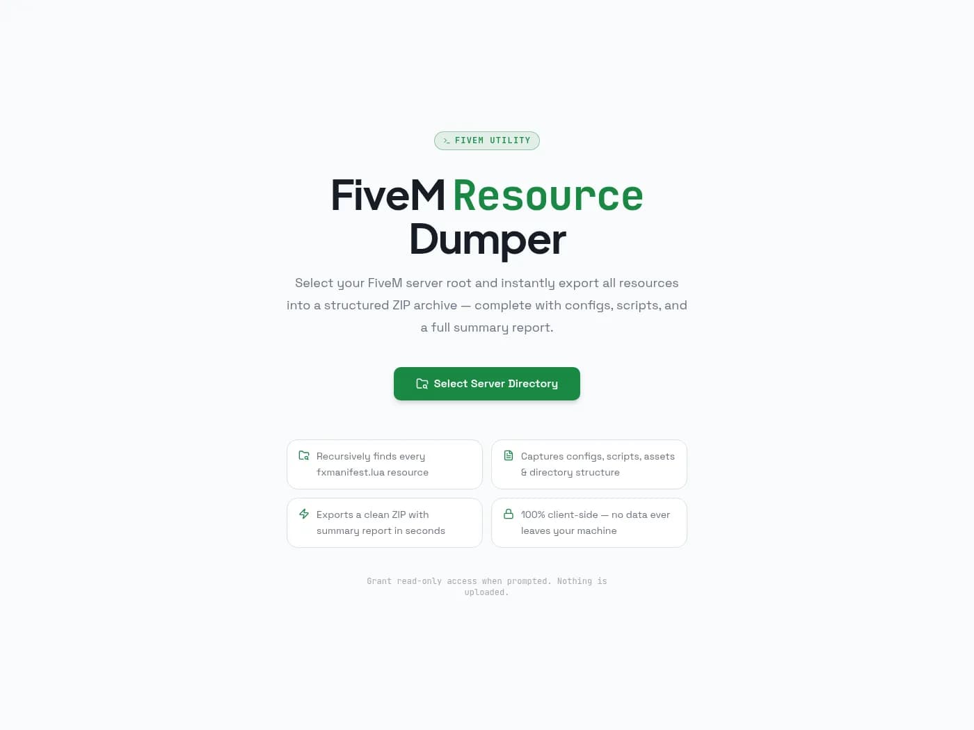 FiveM Data Dumper