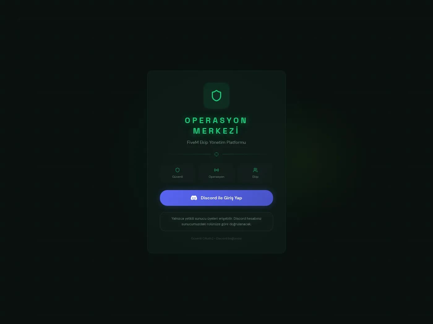 Operasyon Takip Platformu