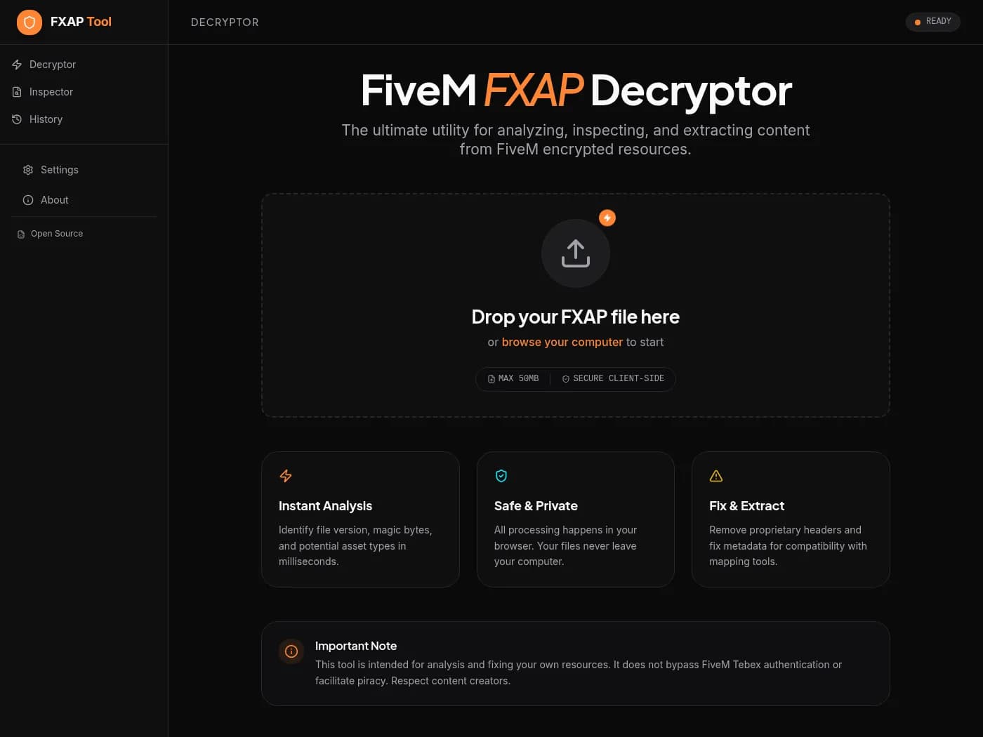 FiveM FXAP Decryptor