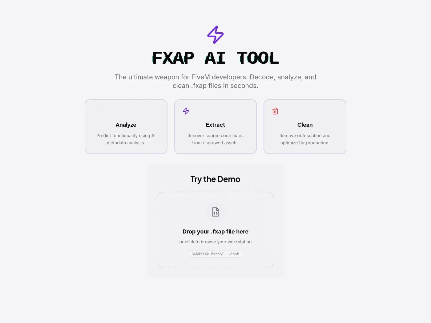 FXAP AI File Tool