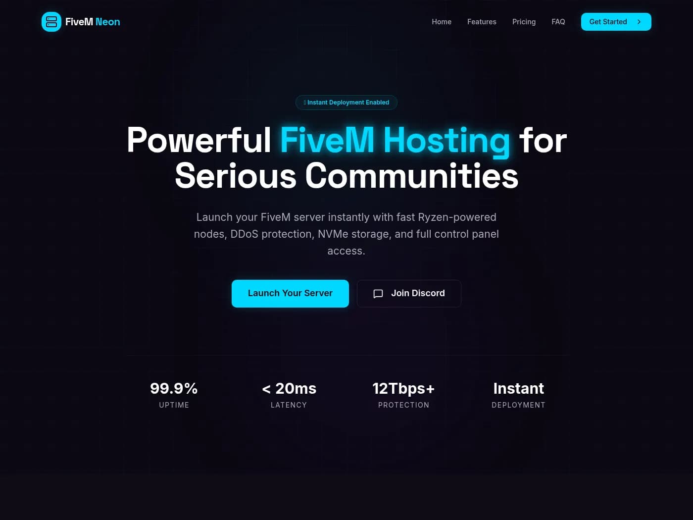 FiveM Neon Hosting