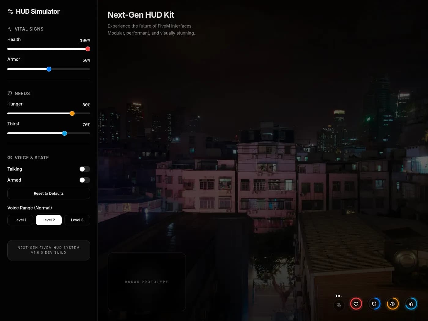 Next-Gen FiveM HUD Kit