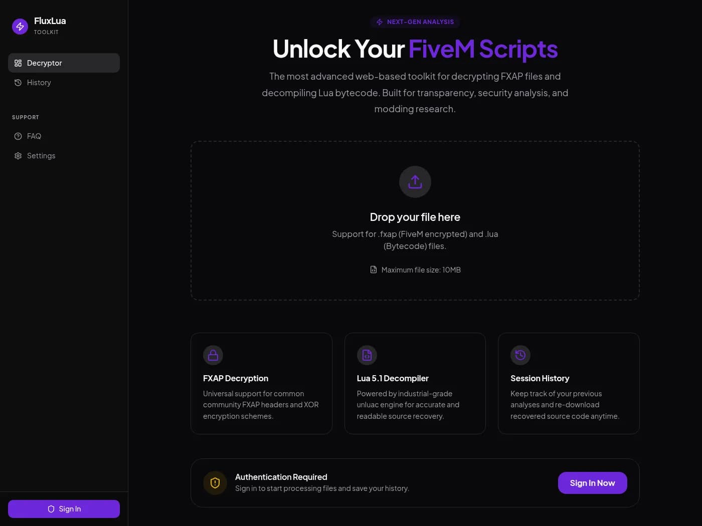 FiveM Lua Decrypt Toolkit
