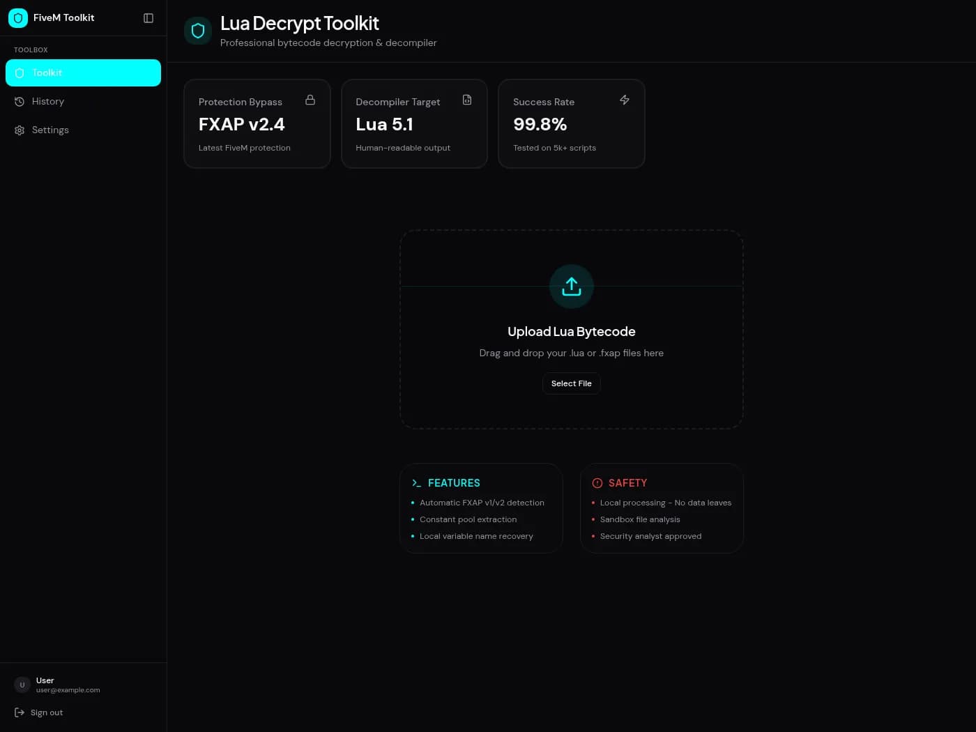 FiveM Lua Decrypt Toolkit