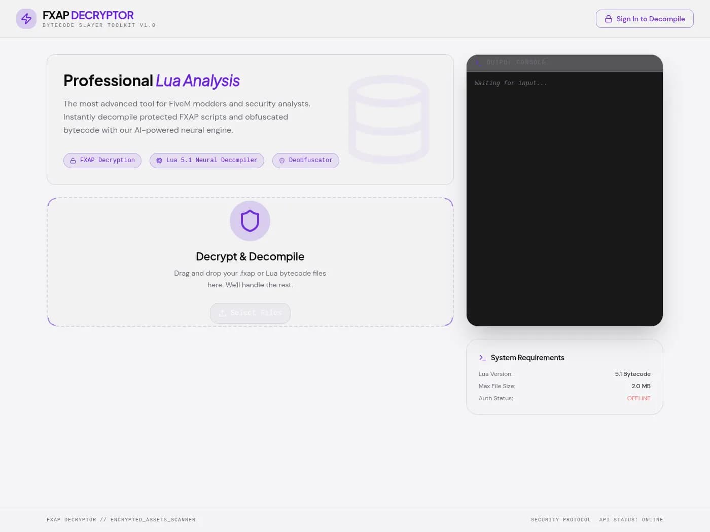 FXAP Lua Decryptor