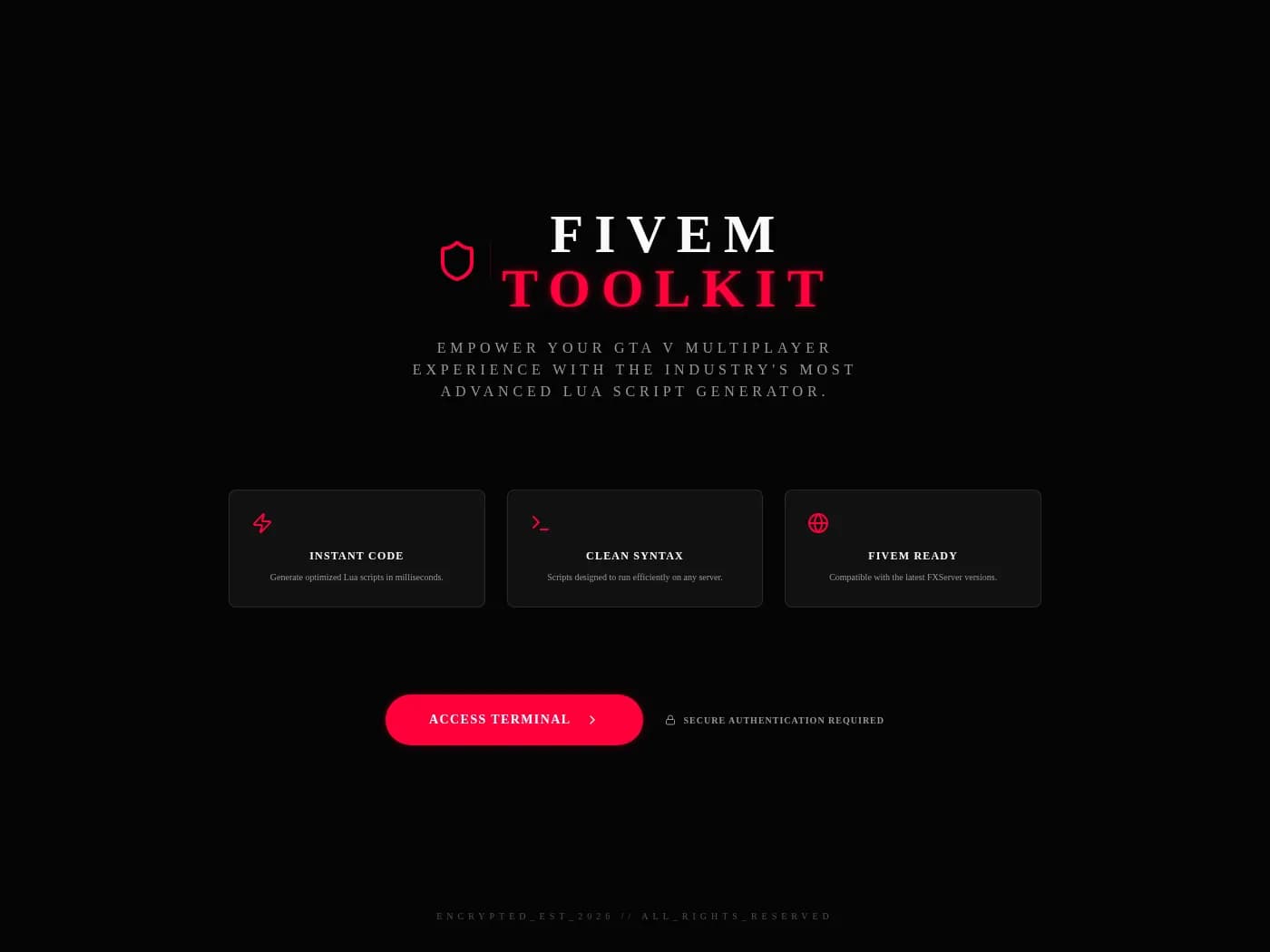 FiveM Game Modding Toolkit