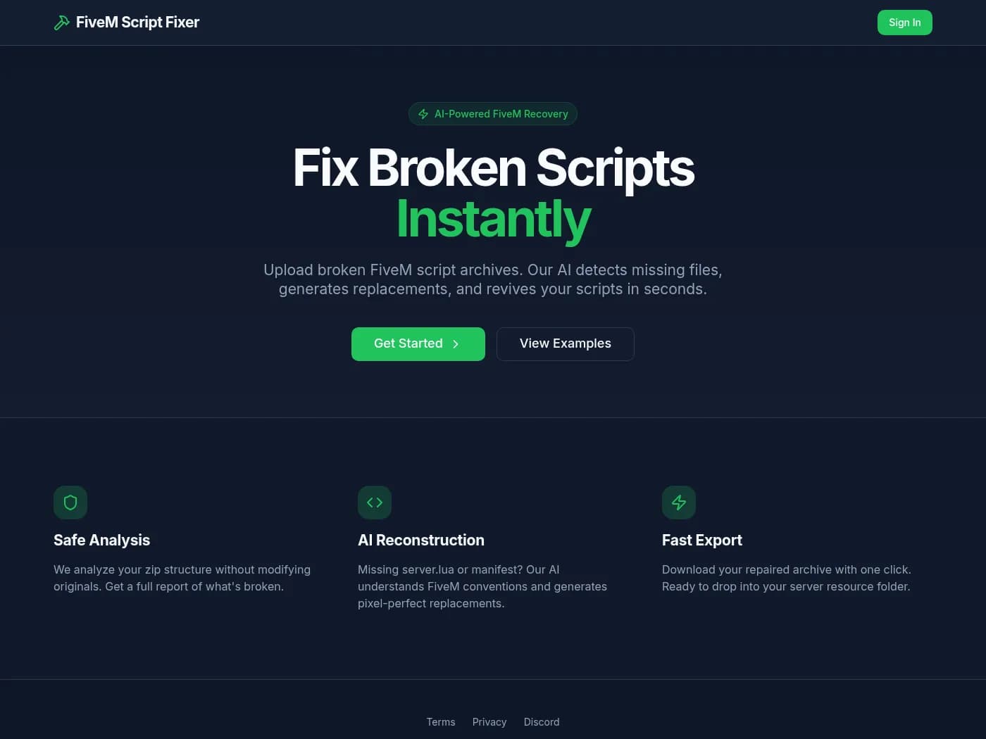 FiveM Script Fixer