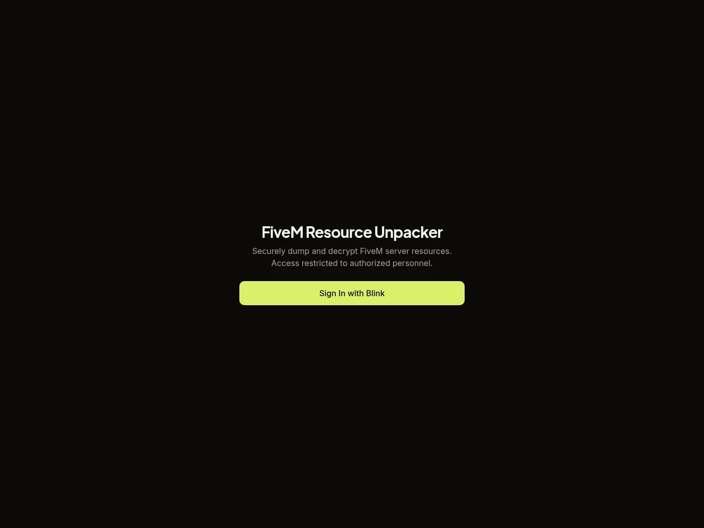 FiveM Resource Unpacker