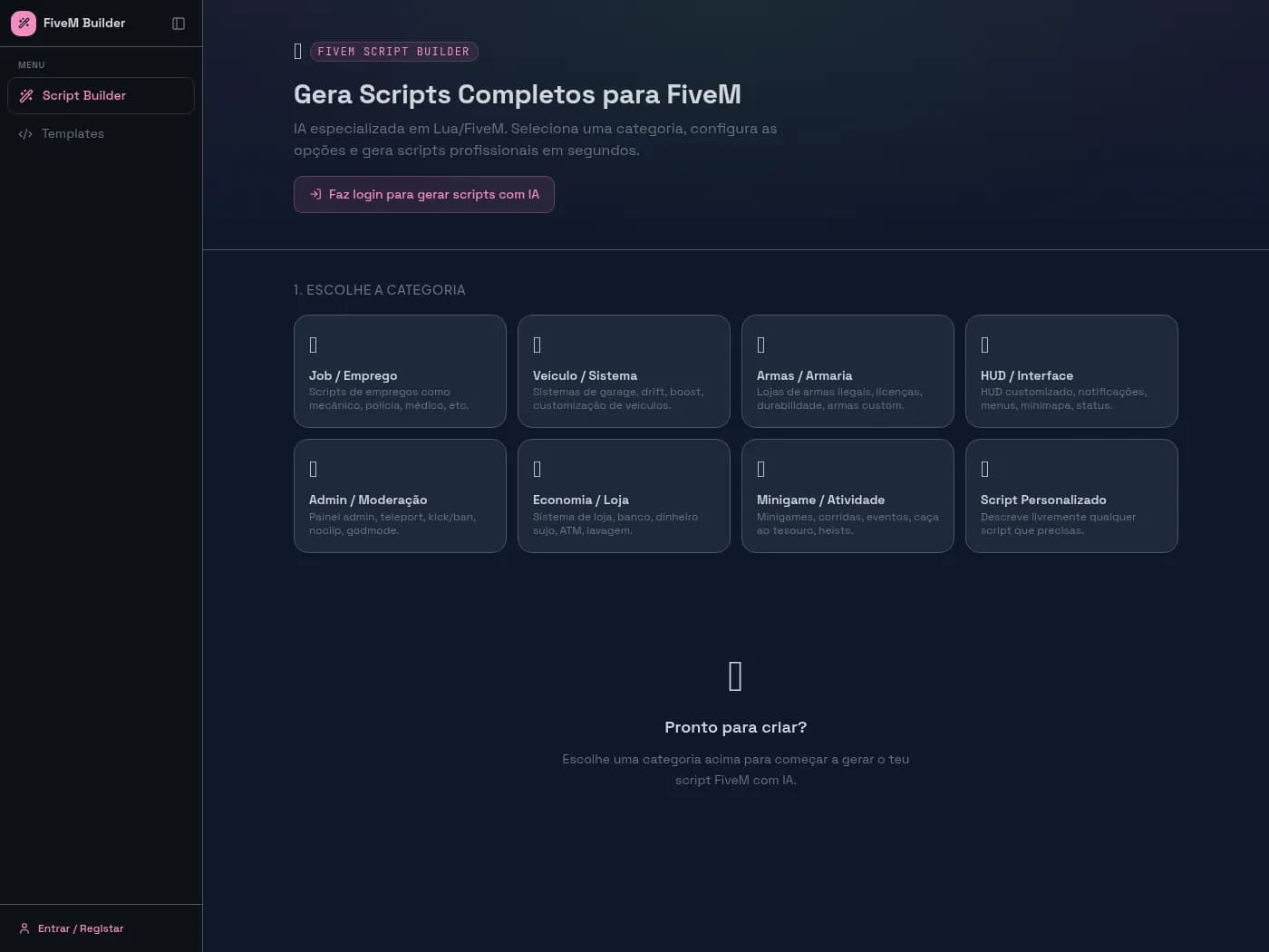FiveM Script Builder