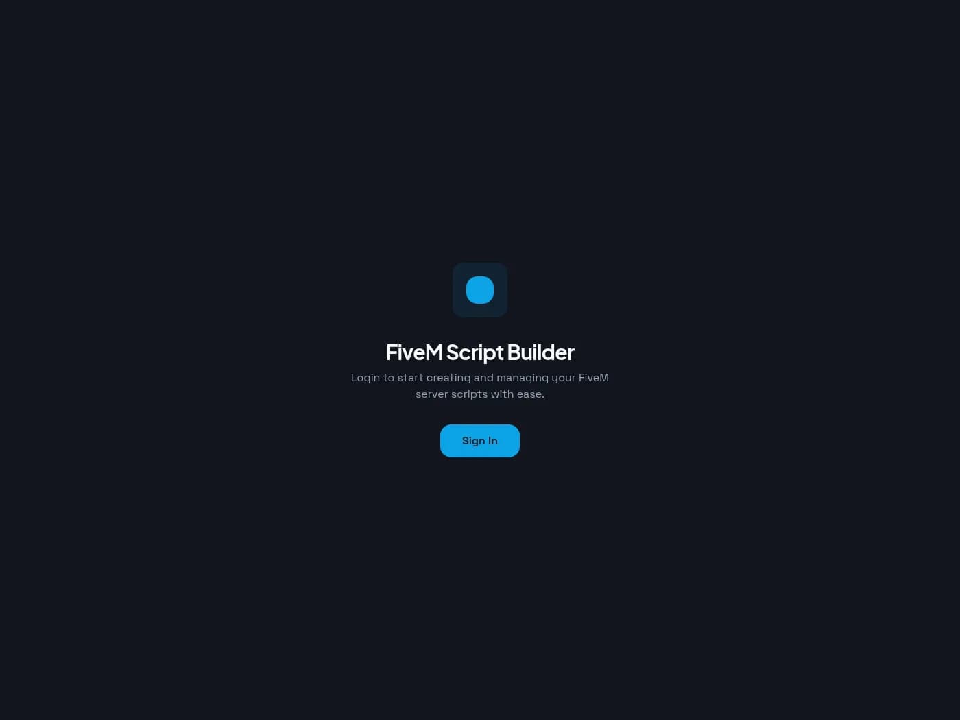FiveM Script Builder