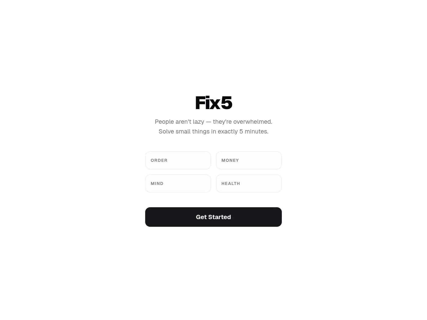 Fix5 Focus App