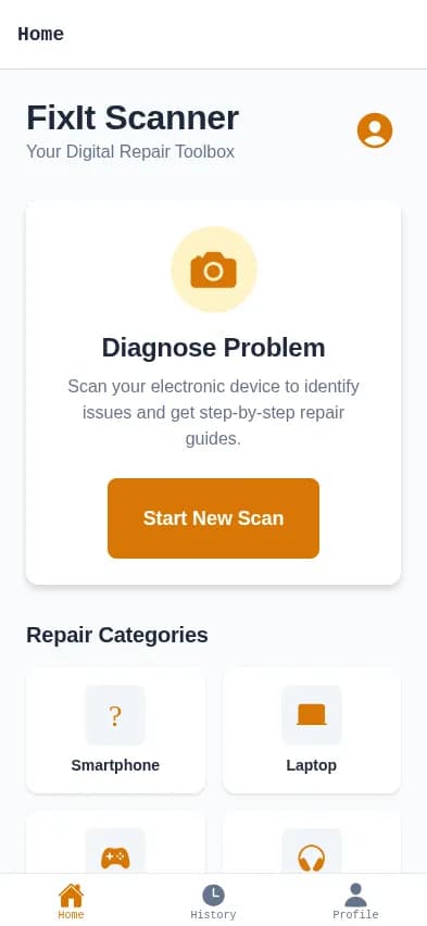 FixIt Scanner App