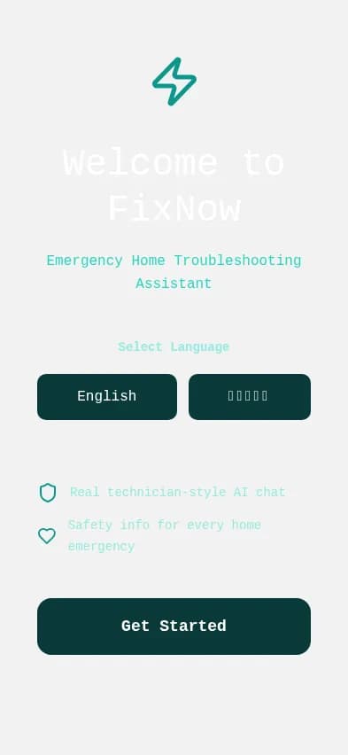 FixNow Assistant AI App