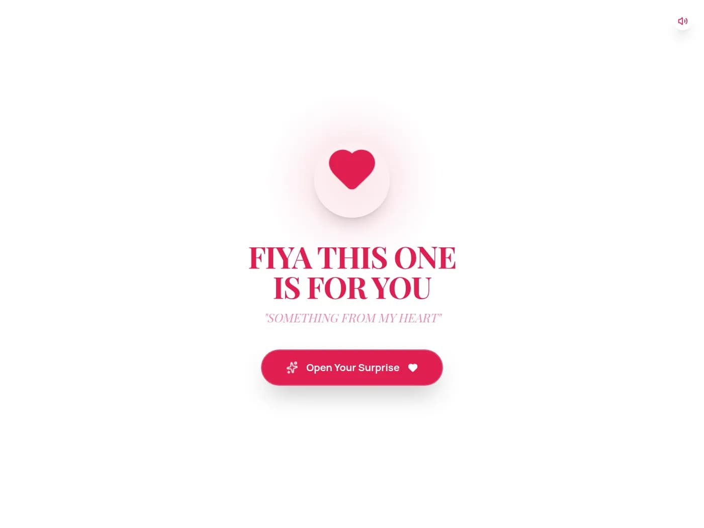 FIYA Love Webpage