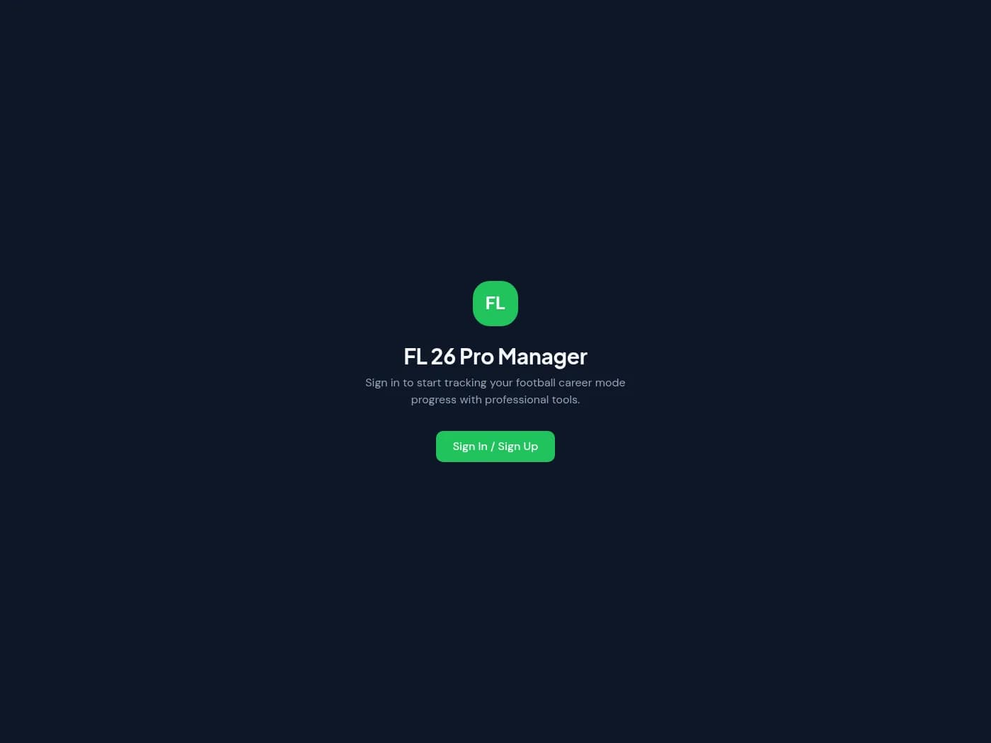 FL 26 Career Mode Tracker