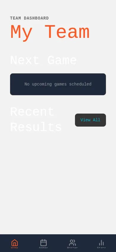 Flag Football Tracker