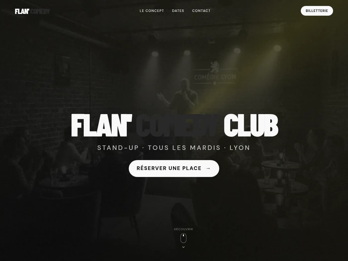 Flan' Comedy Club Site