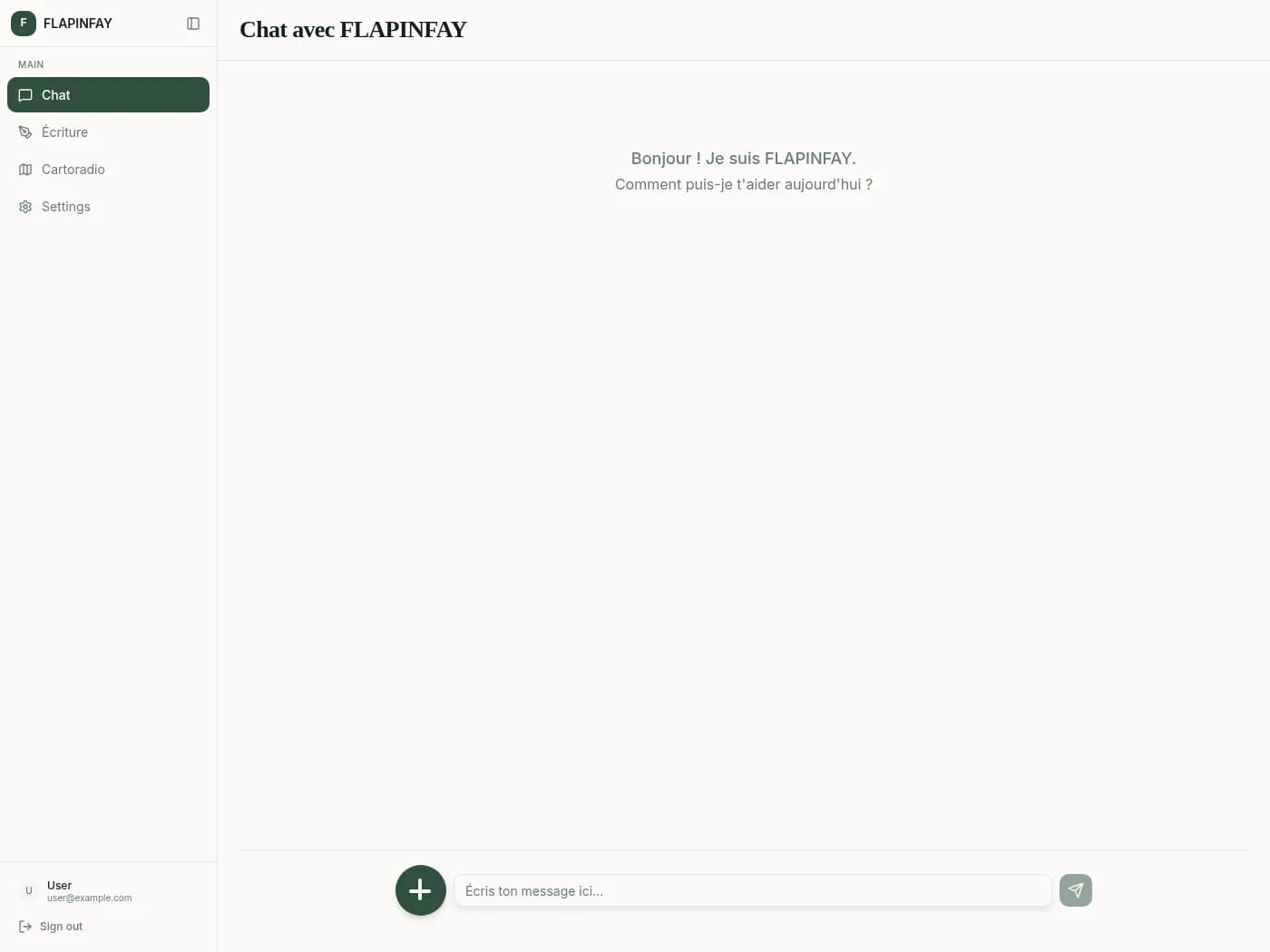 Flapinfay AI Workspace