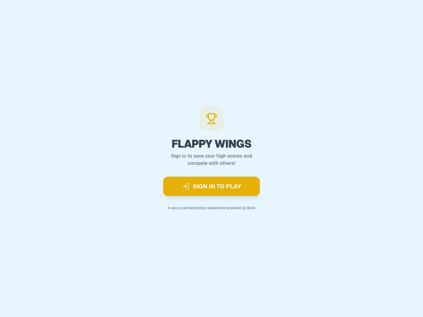 Flappy Wings Game