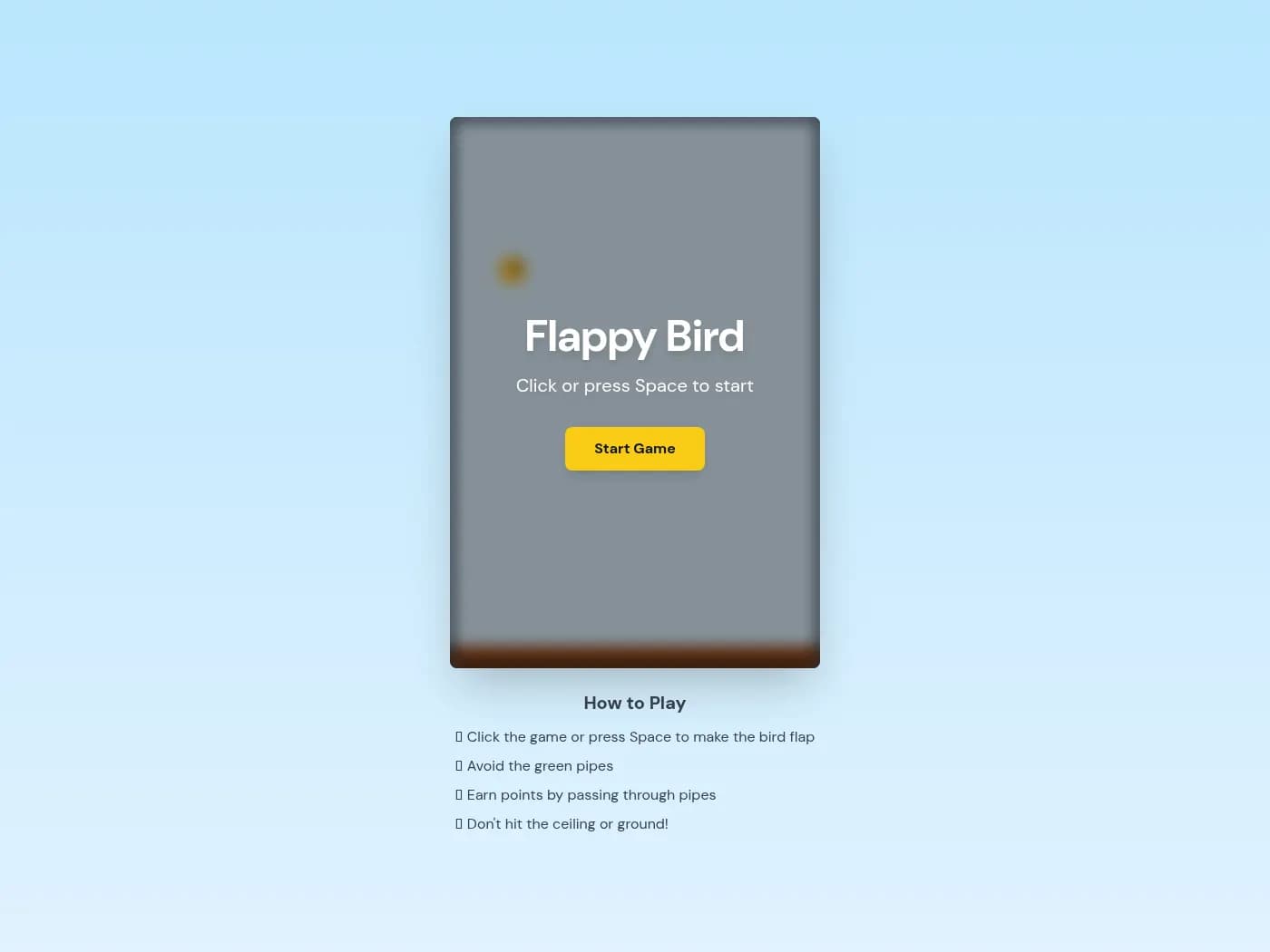Flappy Bird Remake