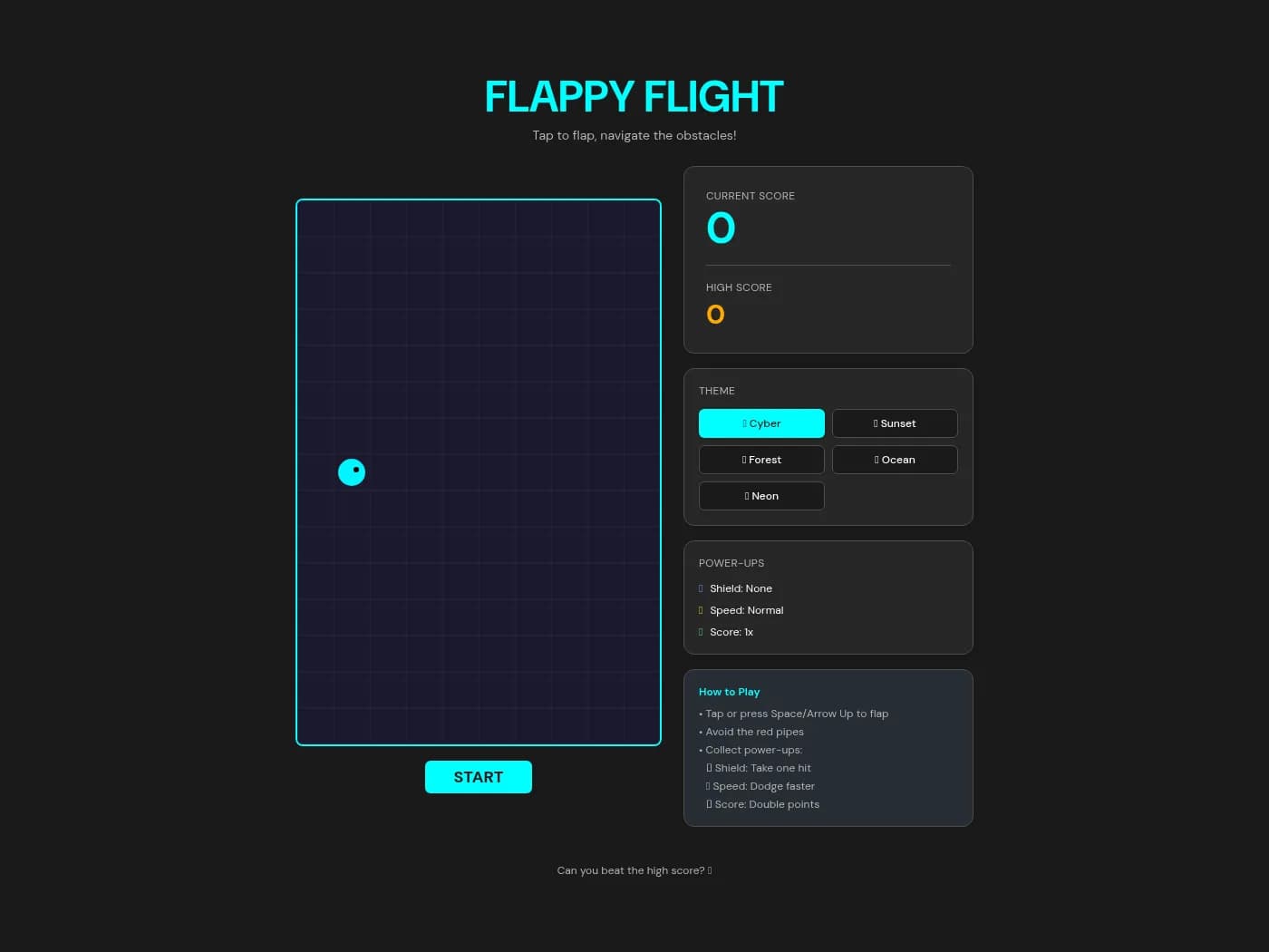 Flappy Flight Game