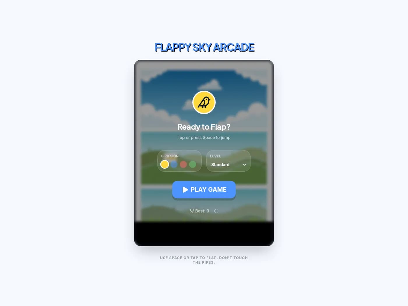 Flappy Sky Arcade