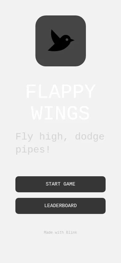 Flappy Wings Game