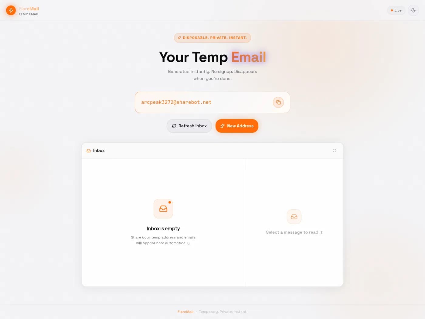 FlareMail Web